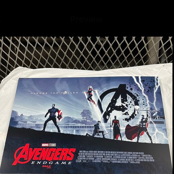 Avenger | Accessories | Avengers Endgame 2nd Imax Poster Think You Know ...